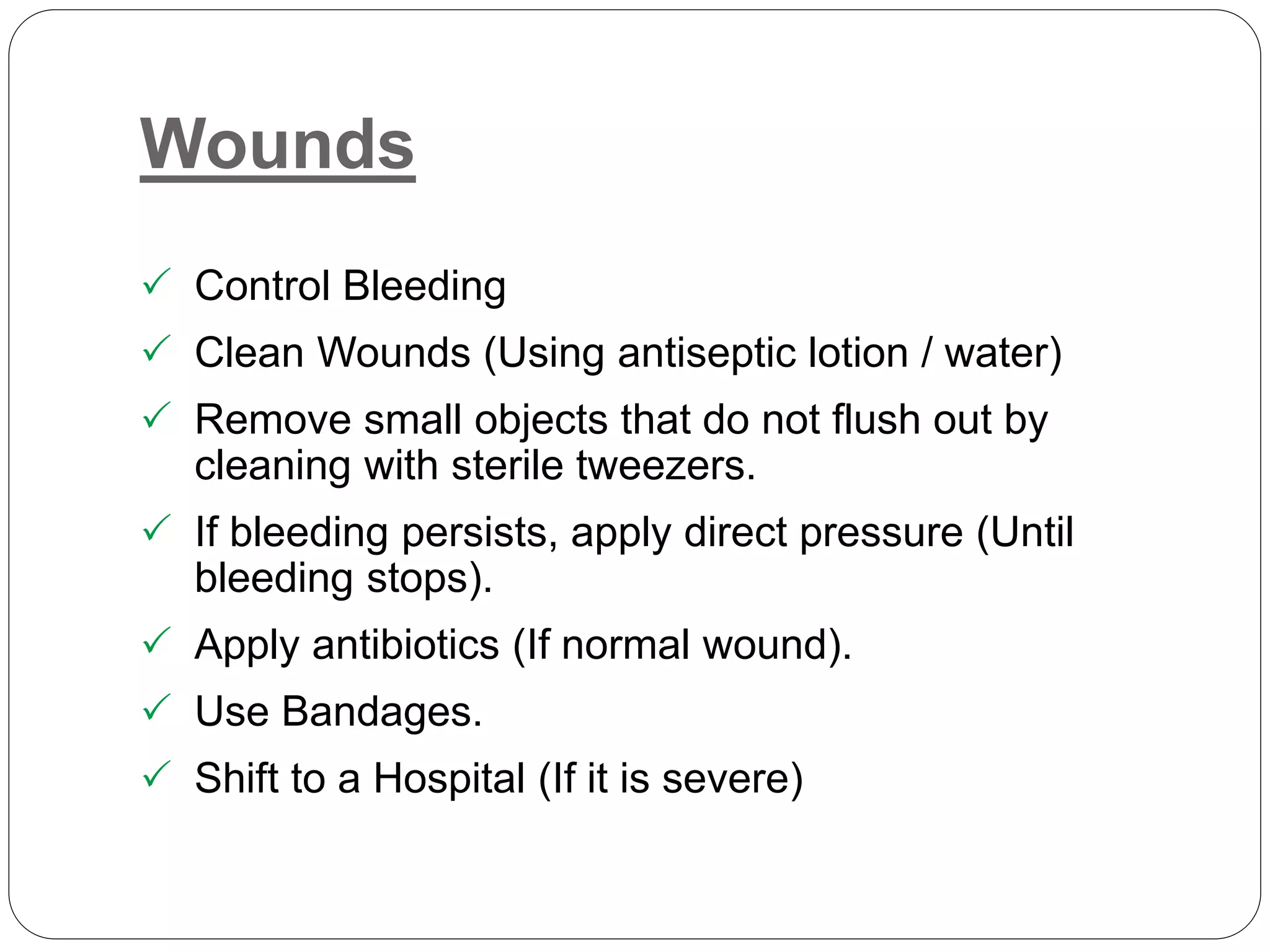 First Aid ppt | PPTX