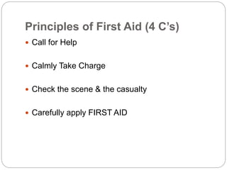 First Aid ppt | PPTX