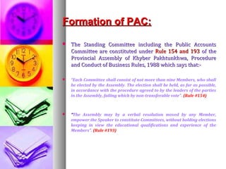 Public Accounts Committee by Shahid Rehman | PPT