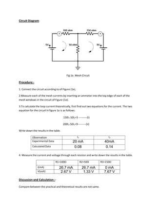 EXpt 04 on EEE lab | PDF