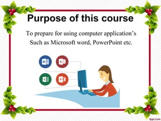 Computer Application Lab | PPT