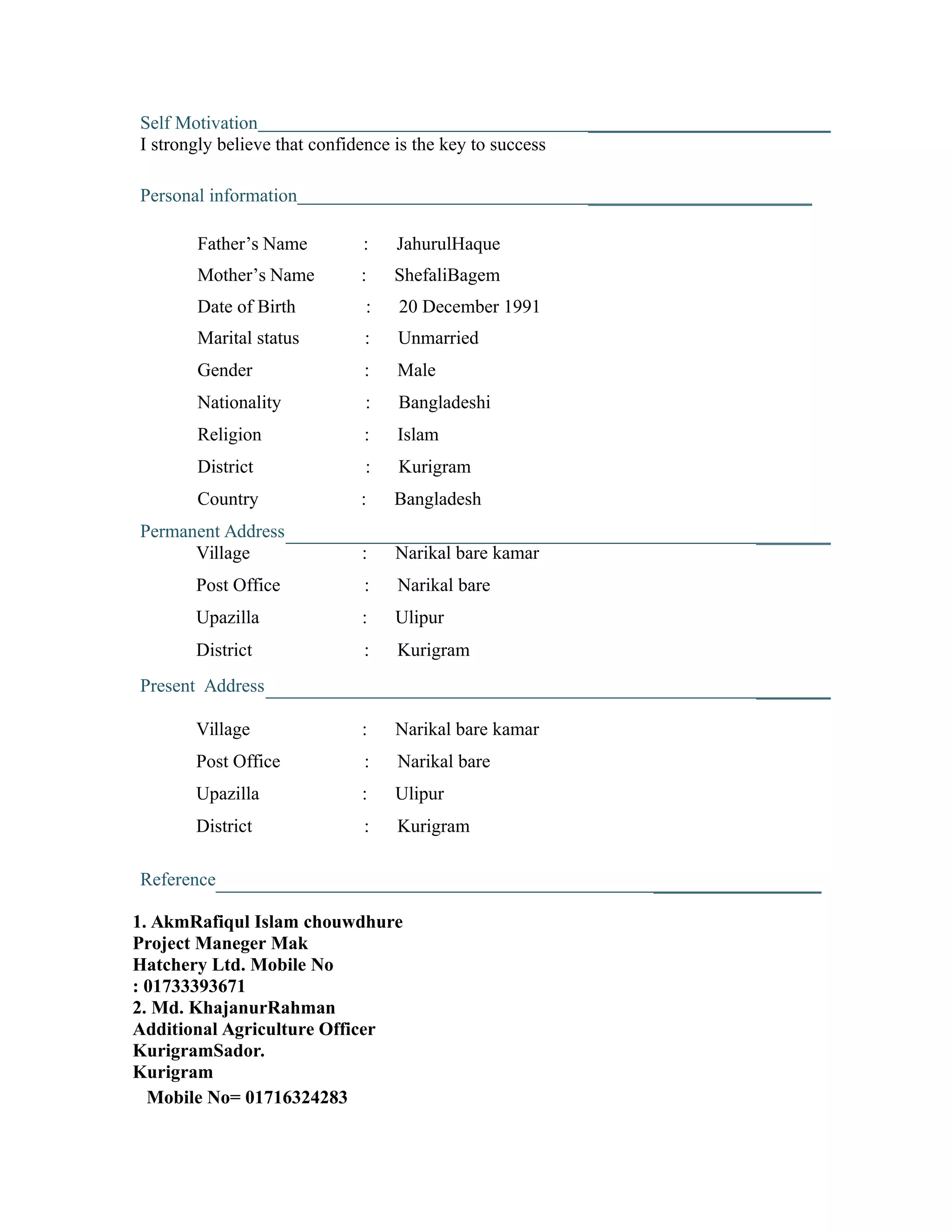 Shahin cv (1) | PDF
