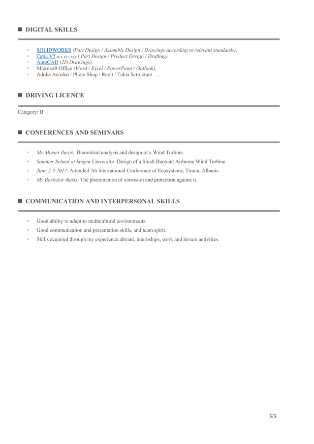 Shahin veis cv | PDF