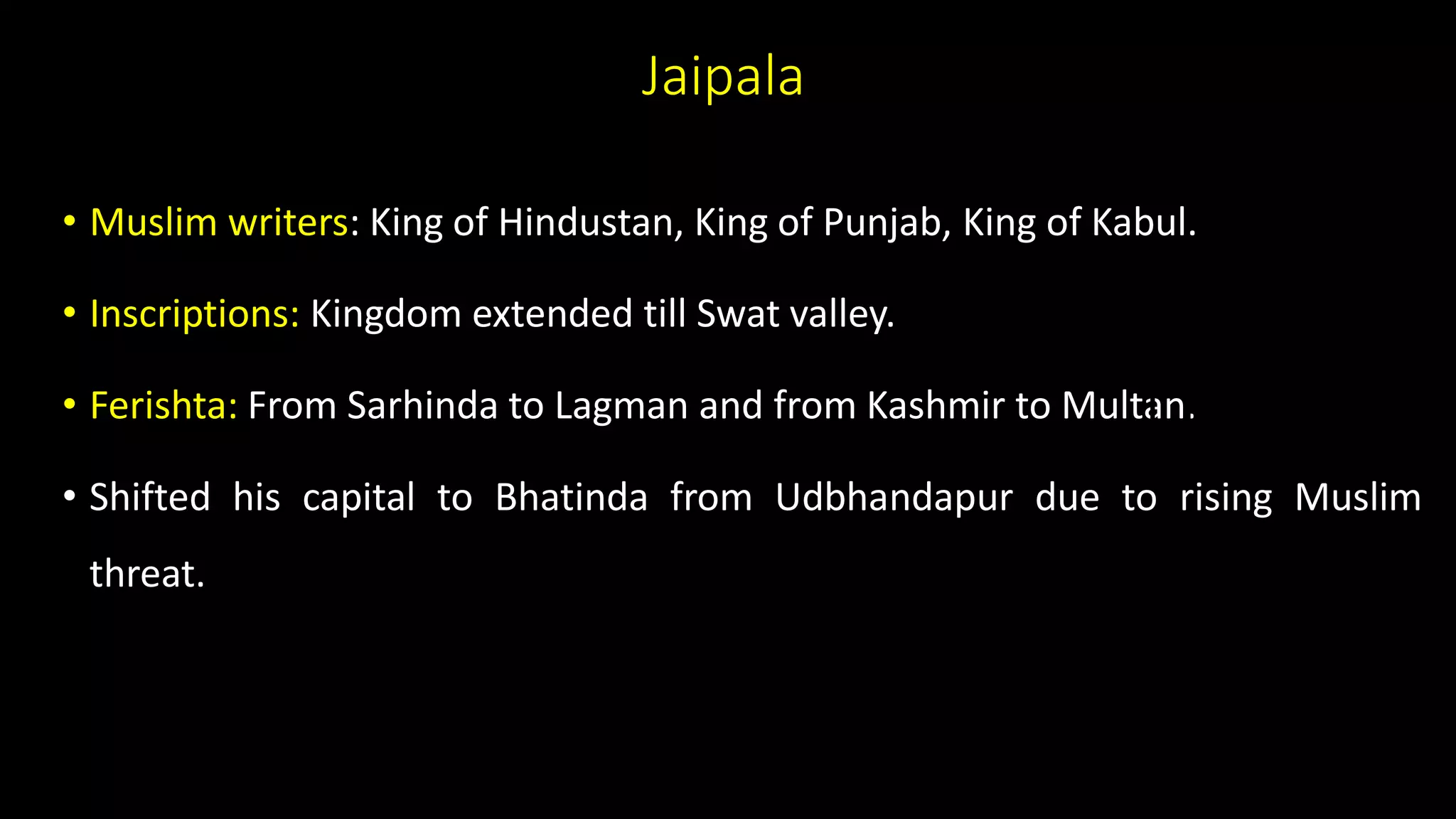 Hindu Shahis of Kabul and Punjab | PDF