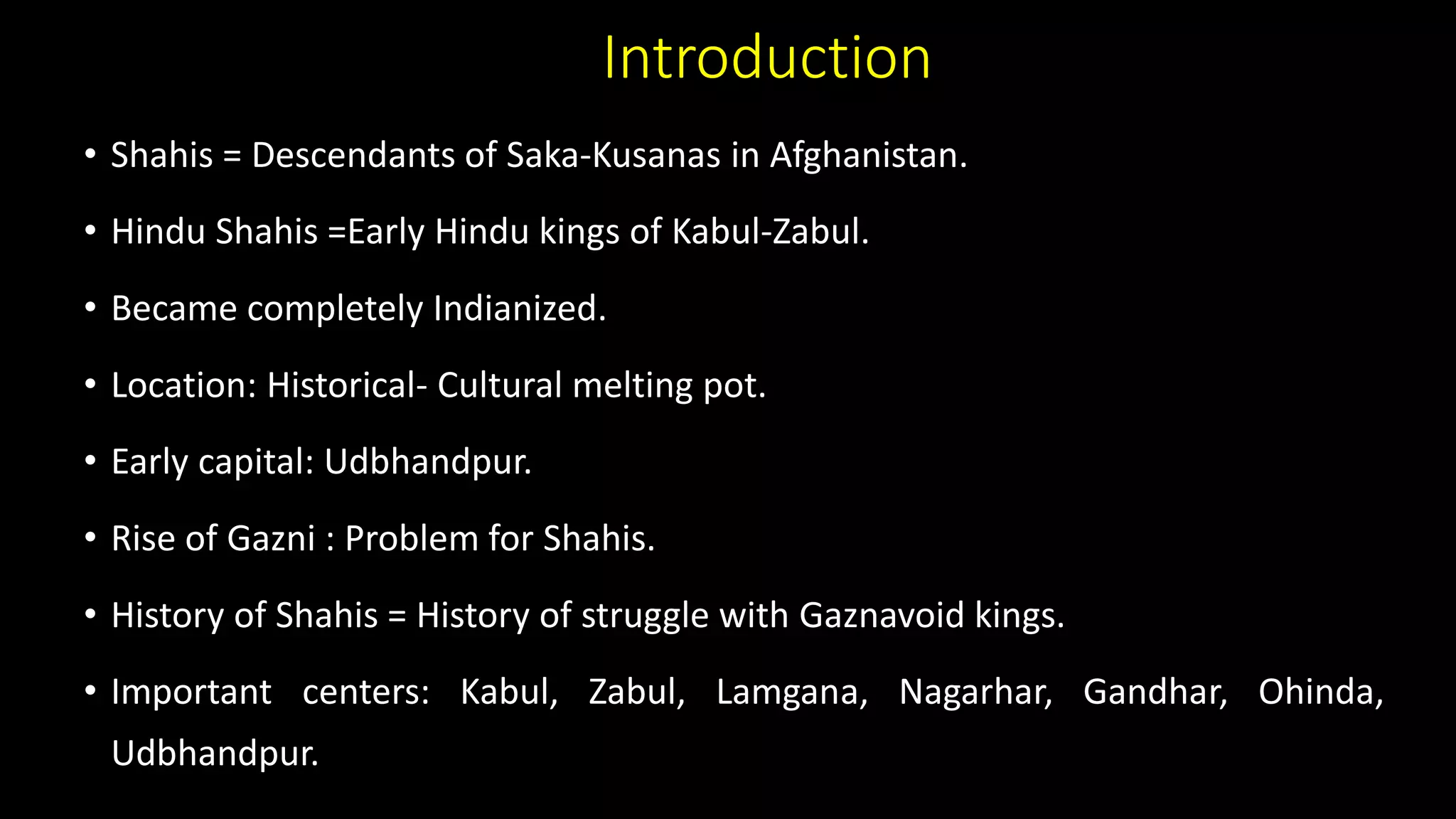 Hindu Shahis of Kabul and Punjab | PDF