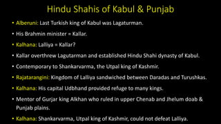 Hindu Shahis of Kabul and Punjab | PDF
