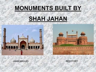 Biography Of Shah Jahan Life Accession And Monuments