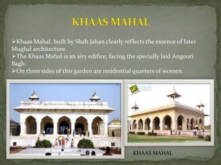 Shah Jahan Monuments With Names