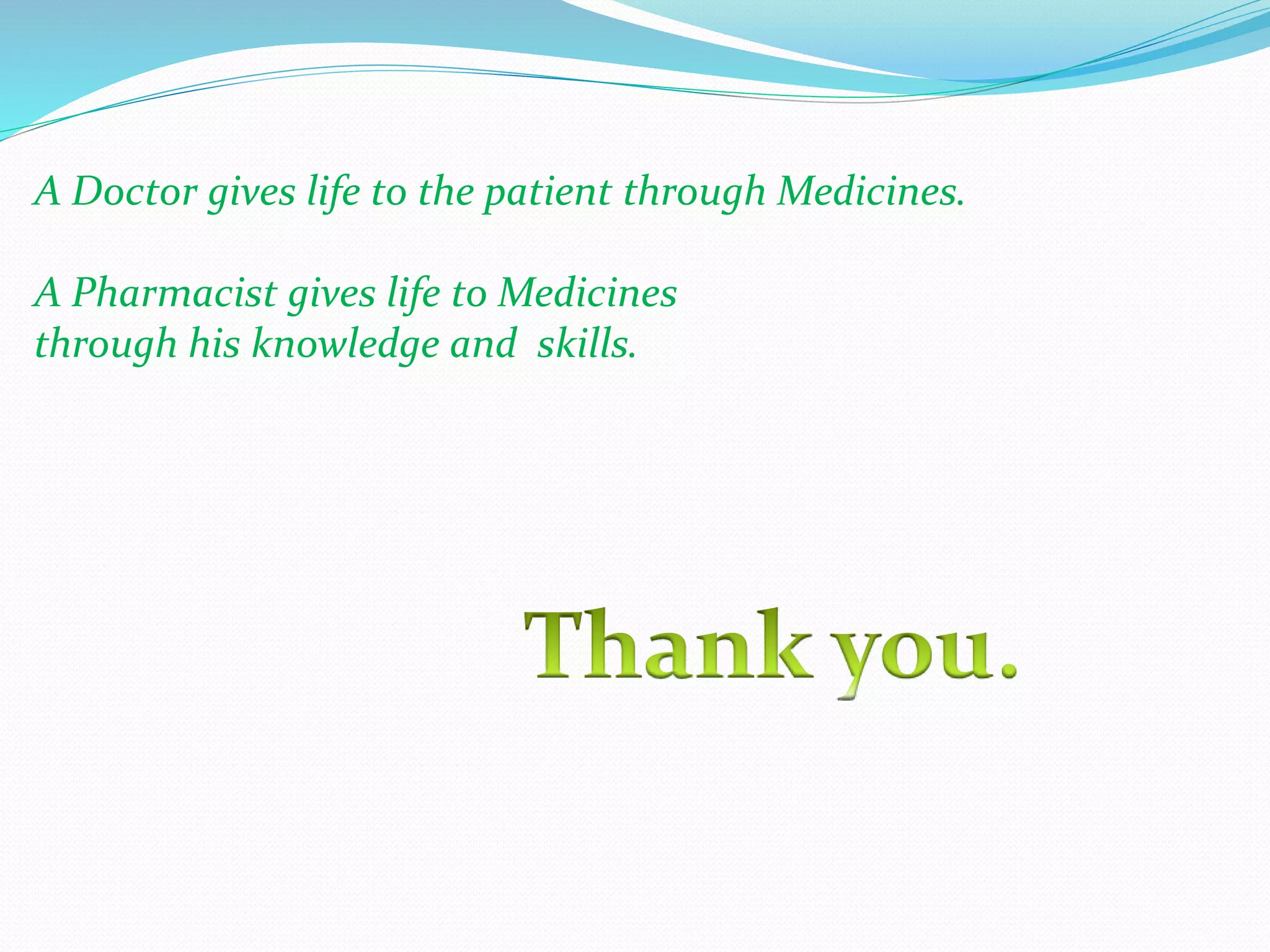 Pharmacy and scope of pharmacy ppt | PPTX