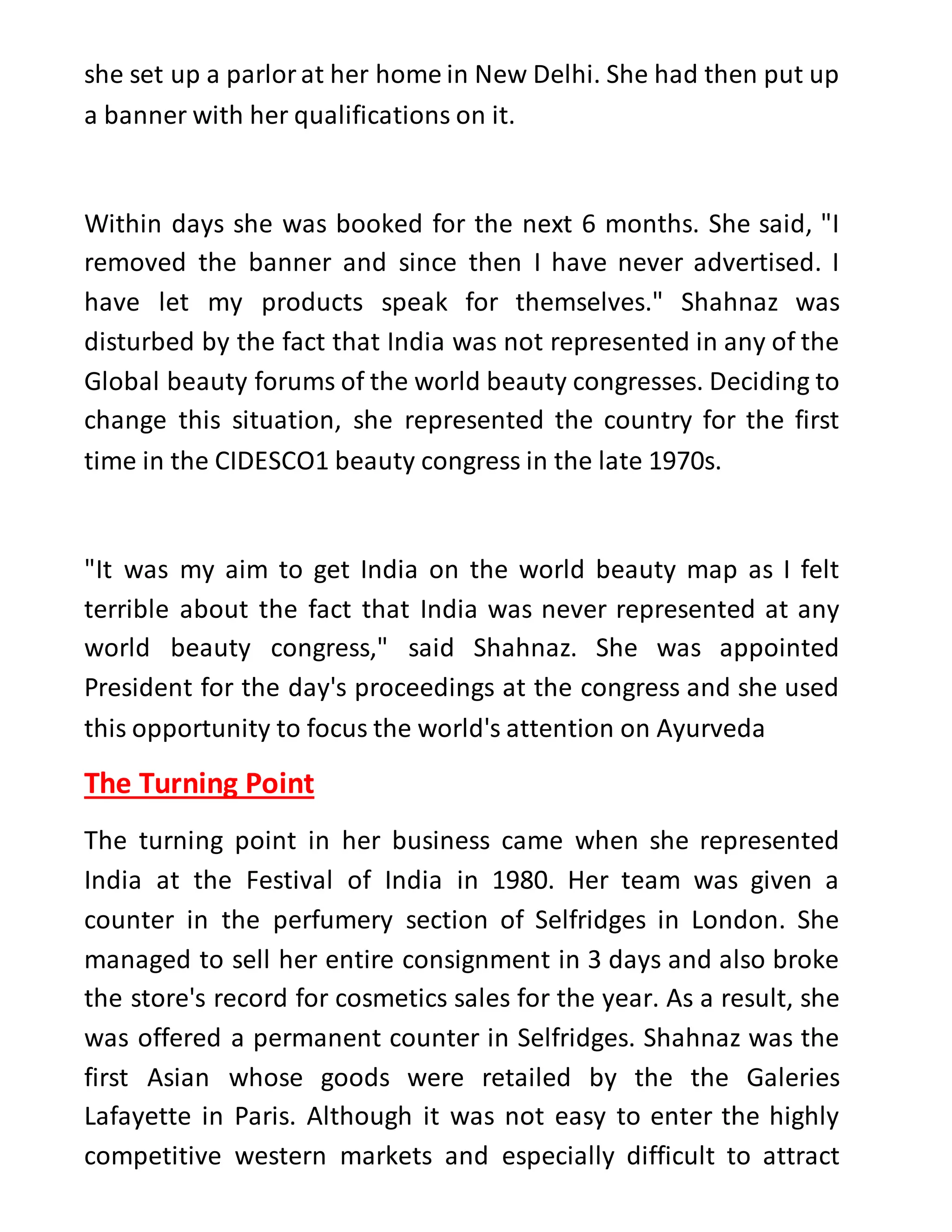 Shahnaz hussain | DOCX
