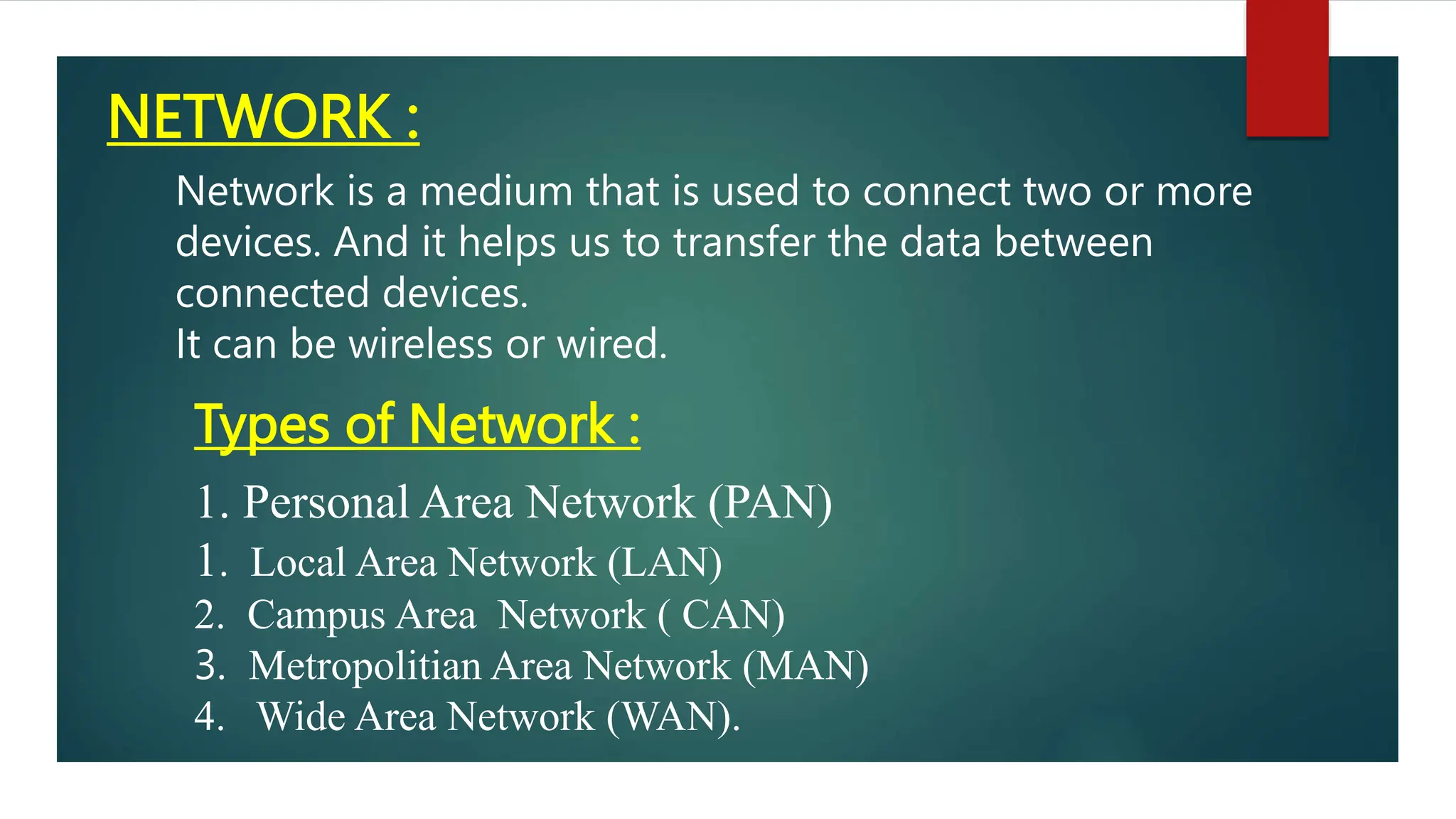 this is power point presentation on computer network | PPTX