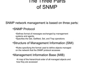 Slides of SNMP (Simple network management protocol) | PPT