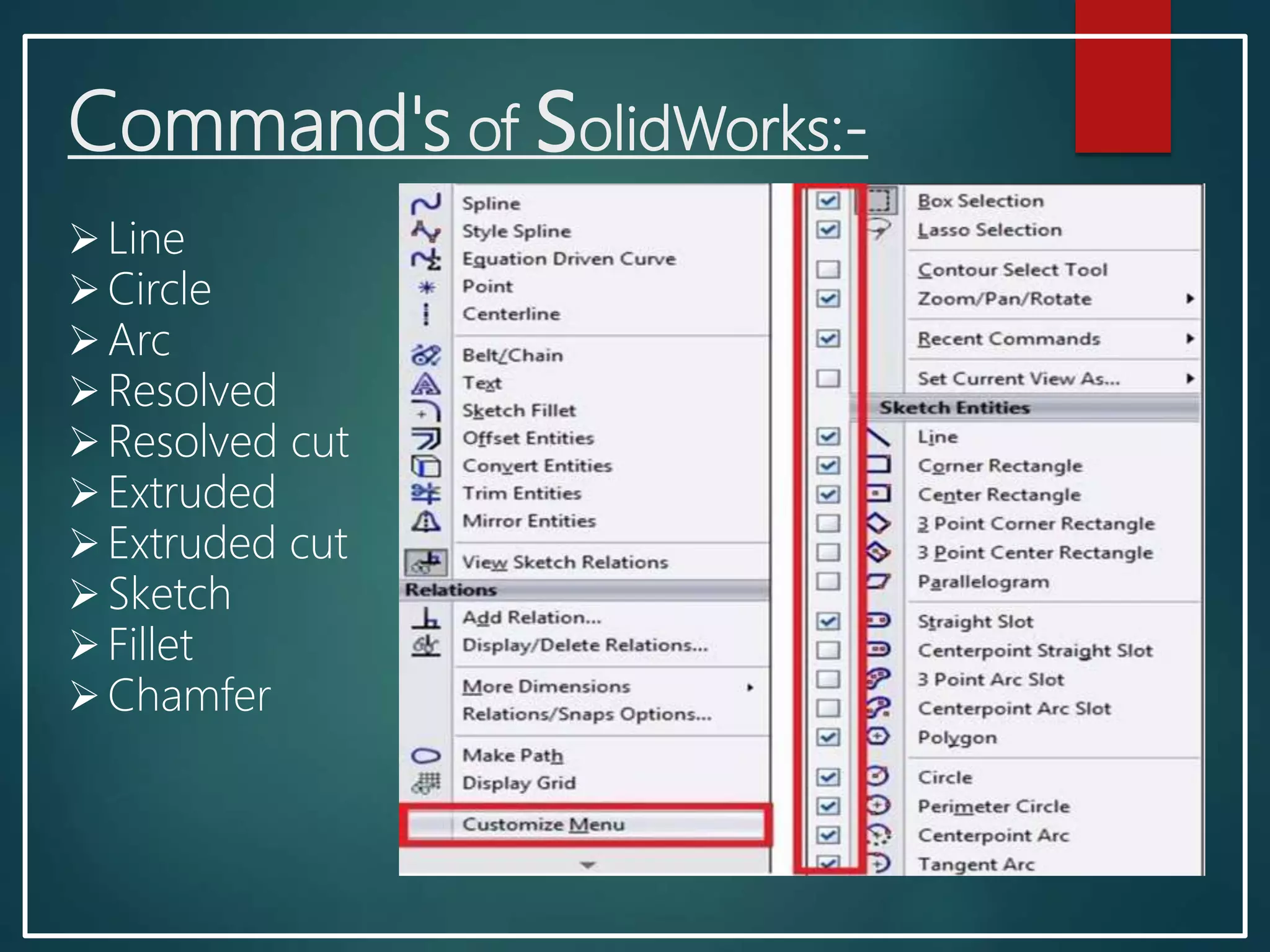 Presentation on Solidworks | PPTX