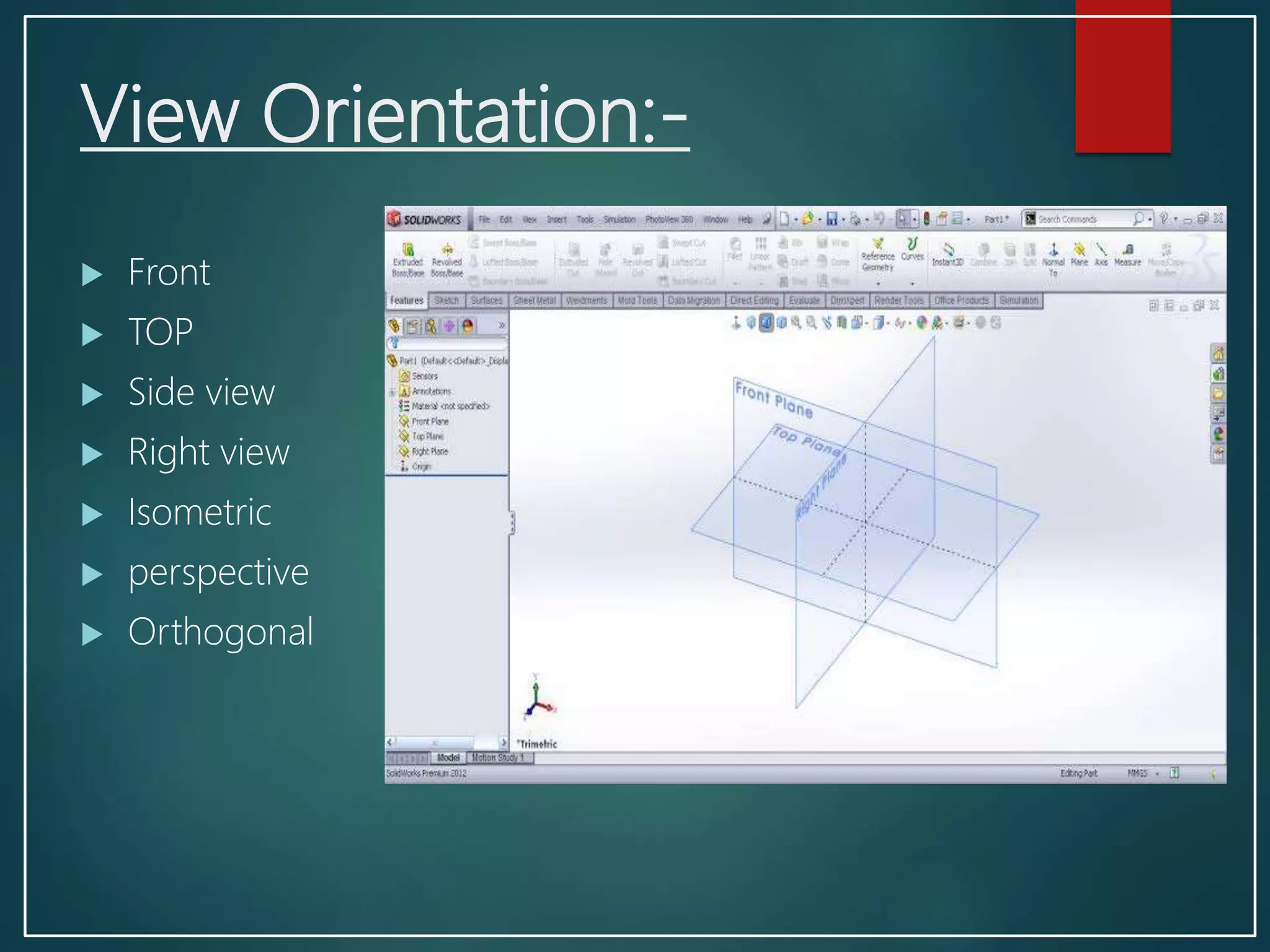 Presentation on Solidworks | PPTX