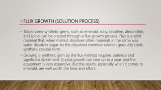 SYNTHETIC GEMSTONE | PPTX