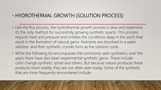 SYNTHETIC GEMSTONE | PPTX