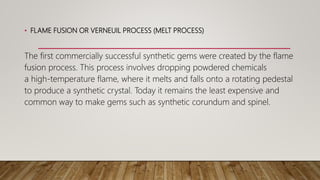 SYNTHETIC GEMSTONE | PPTX