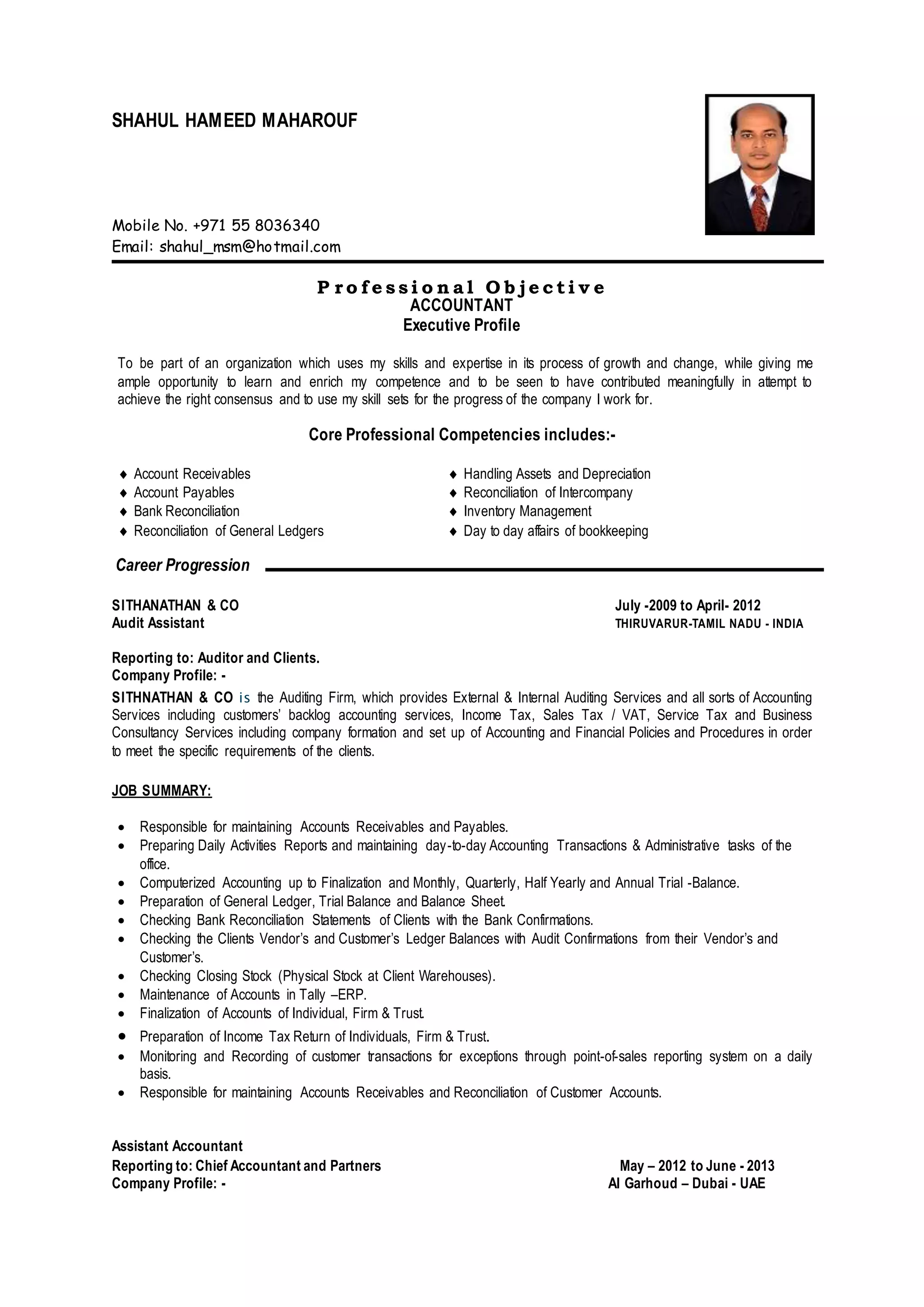 Shahul hameed maharouf cv | PDF