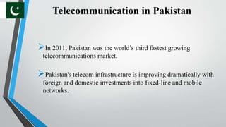Challenges of Telecommunication in Pakistan | PPTX