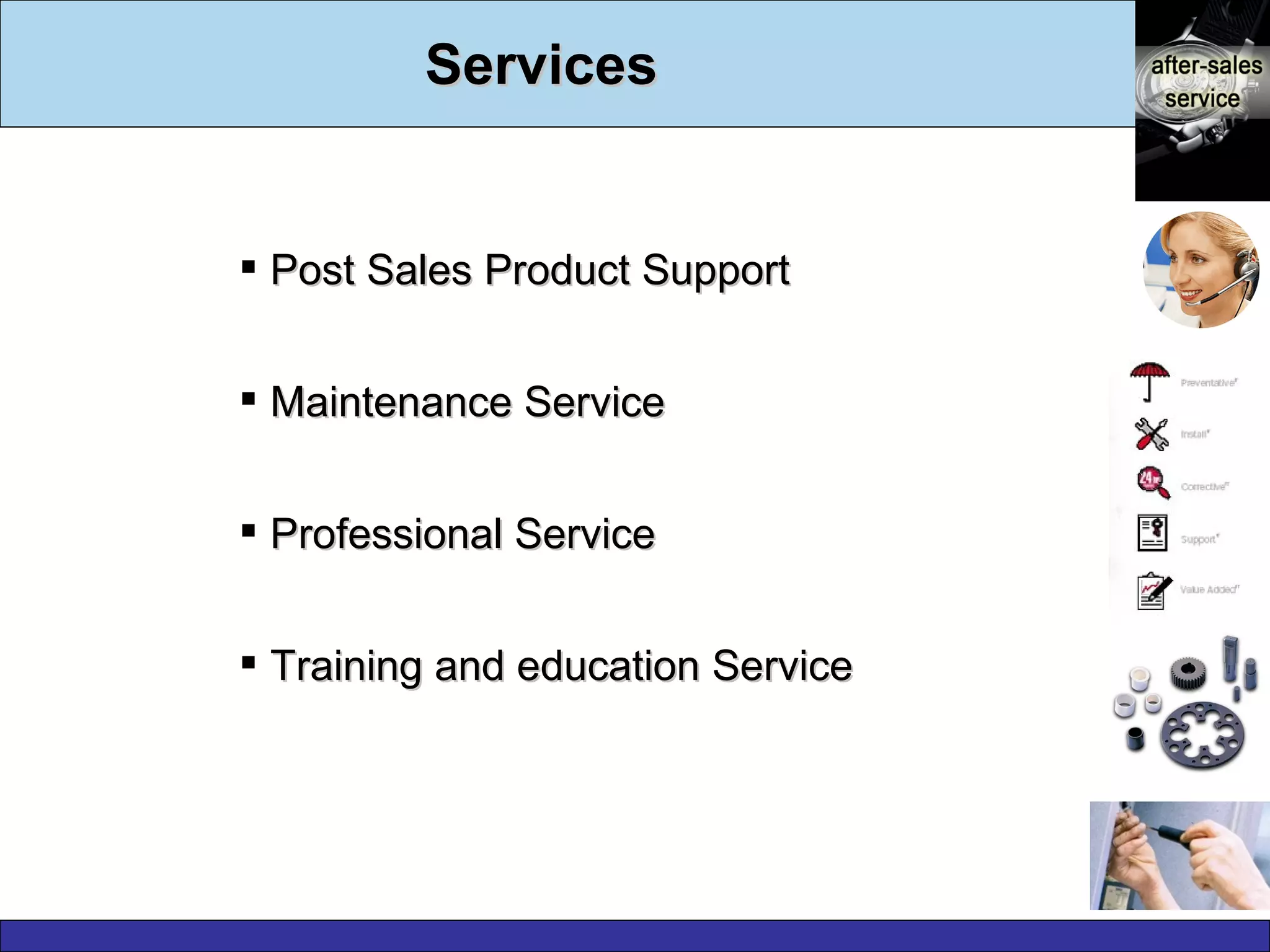 After sales service | PPT