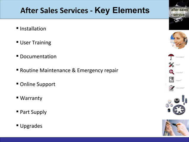 After sales service | PPT | Sales | Business