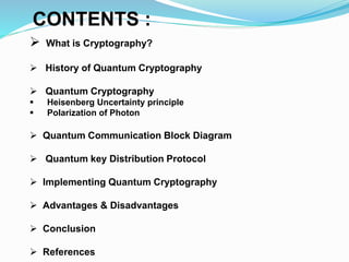 Shahzad quantum cryptography | PPT