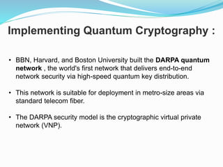 Shahzad quantum cryptography | PPT