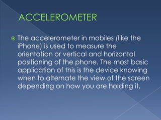 Sensors | PPTX | Smartphones | Consumer Electronics