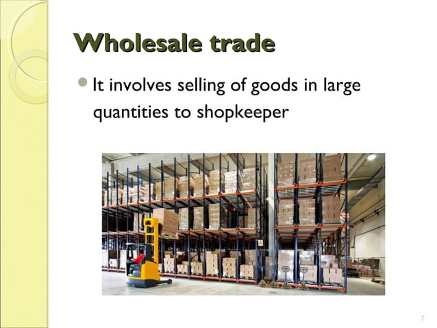 Types of trade and aid to trade | PPT | Business | Business and Finance