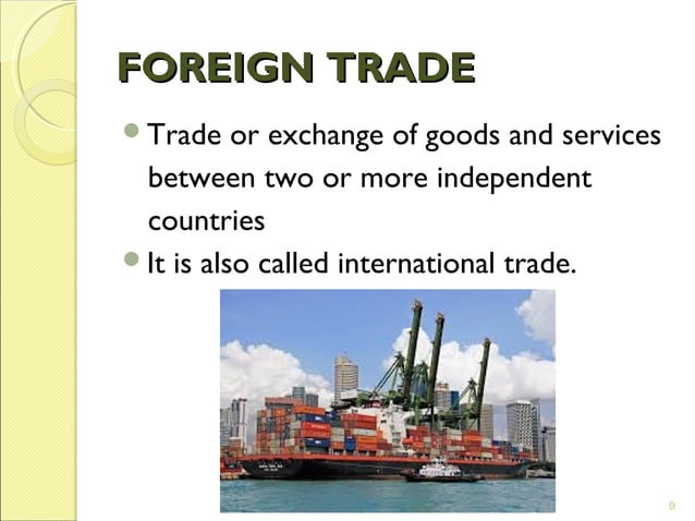 Types of trade and aid to trade | PPT | Business | Business and Finance