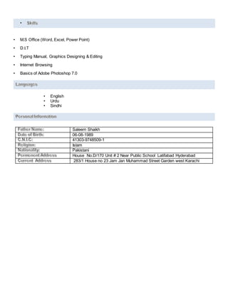 Shaikh zubair 1 (1) | DOCX
