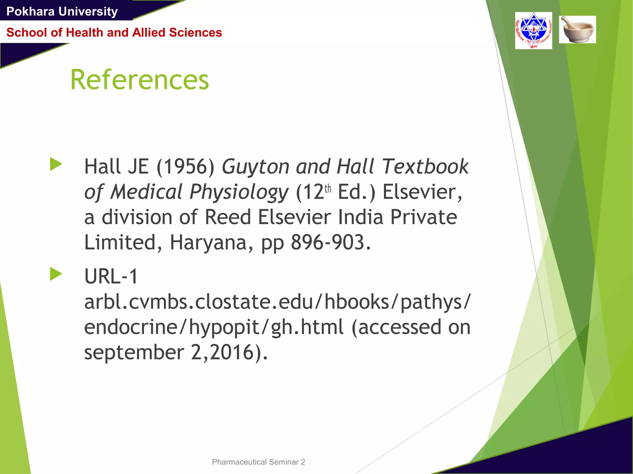 Shailendra human growth hormone | PPT
