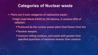 Nuclear waste disposal-geological importance | PPTX