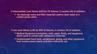 Nuclear waste disposal-geological importance | PPTX