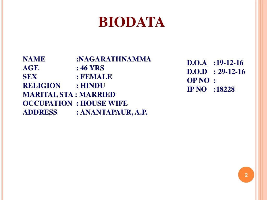 Case Presentation- Amavata