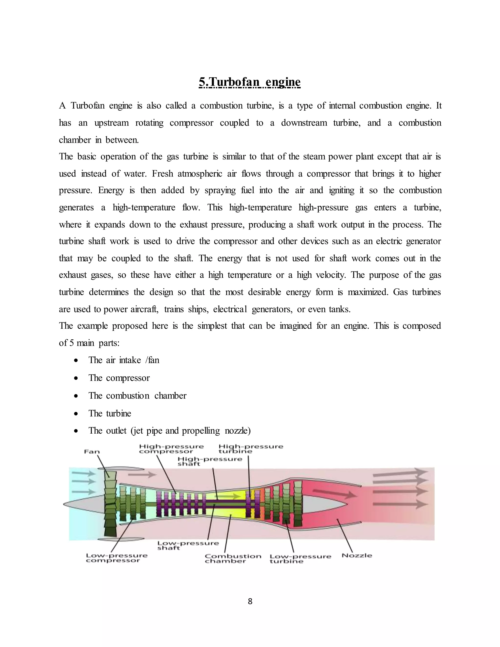 TURBOFAN ENGINE SEMINAR report | DOCX