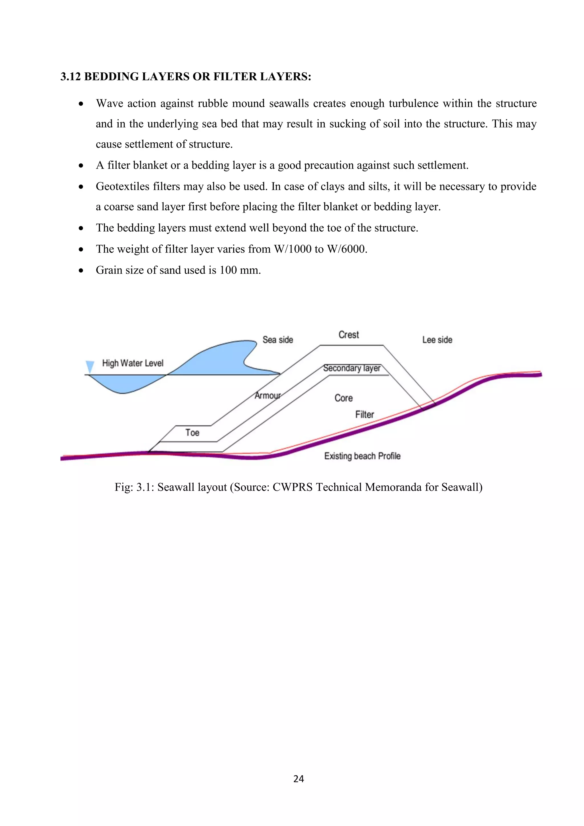 Design of Rubble Mound Seawall | PDF