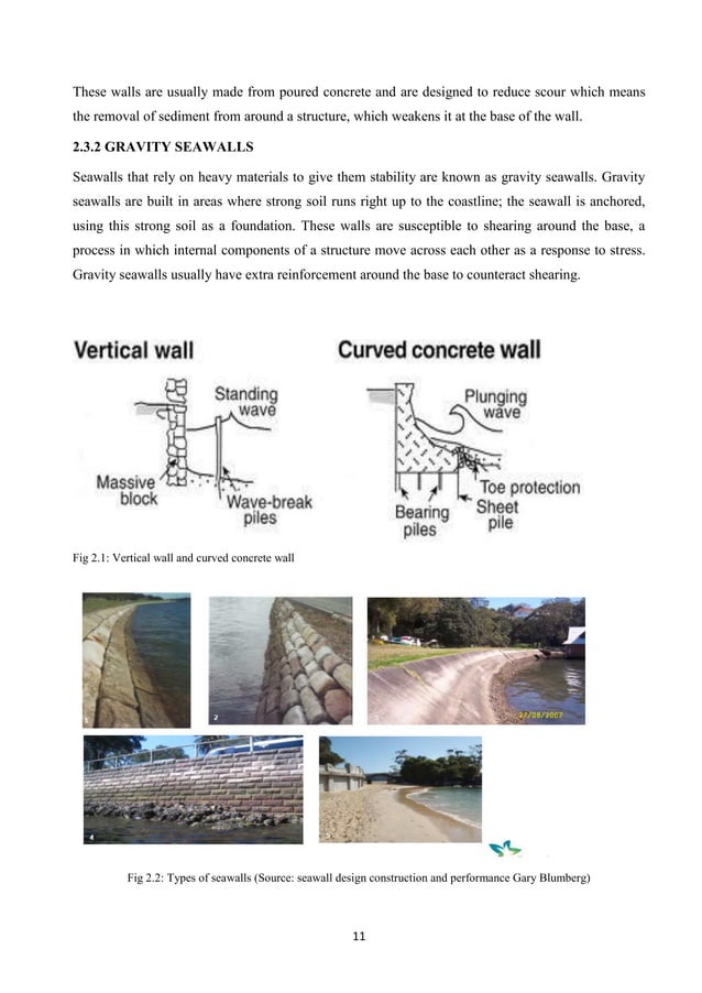 Design of Rubble Mound Seawall | PDF | Geography | Science