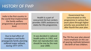 National family welfare programme | PPTX