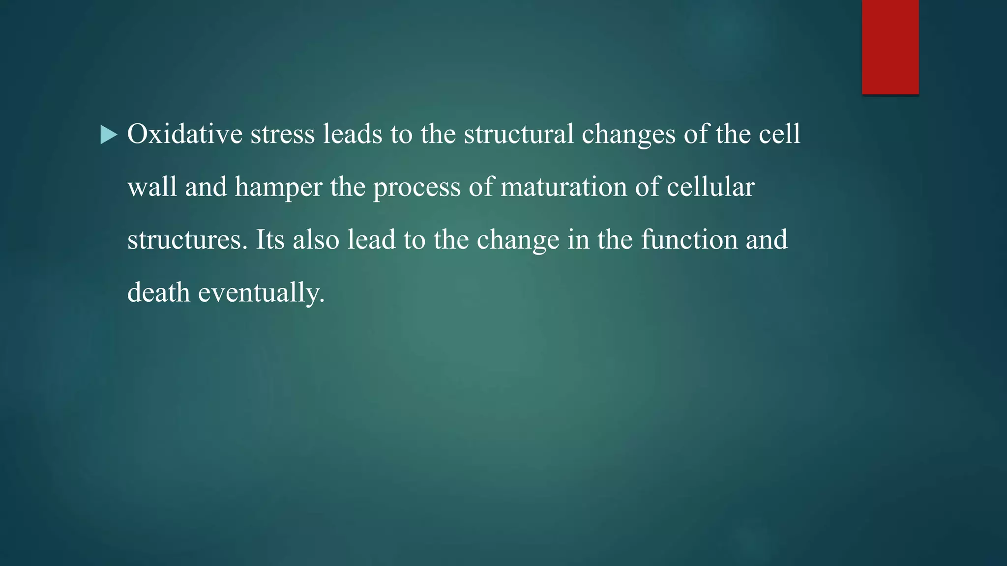 oxidative stress | PPTX