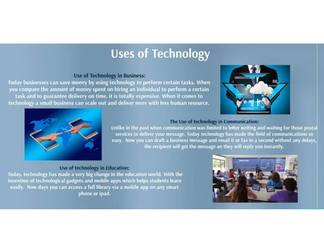 The Advantages and Disadvantages of Empowering Technology