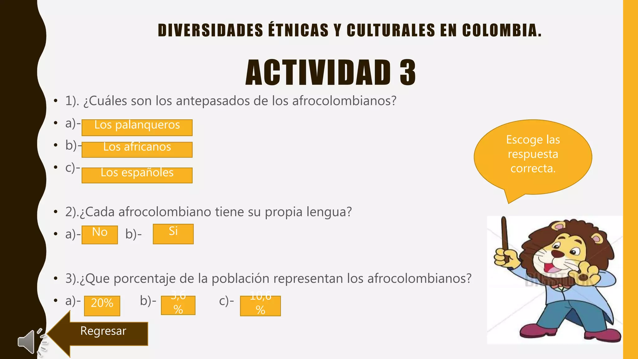 Diversidades étnicas y culturales de Colombia | PPTX
