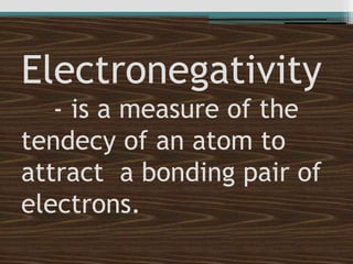 Electronegativity Definition