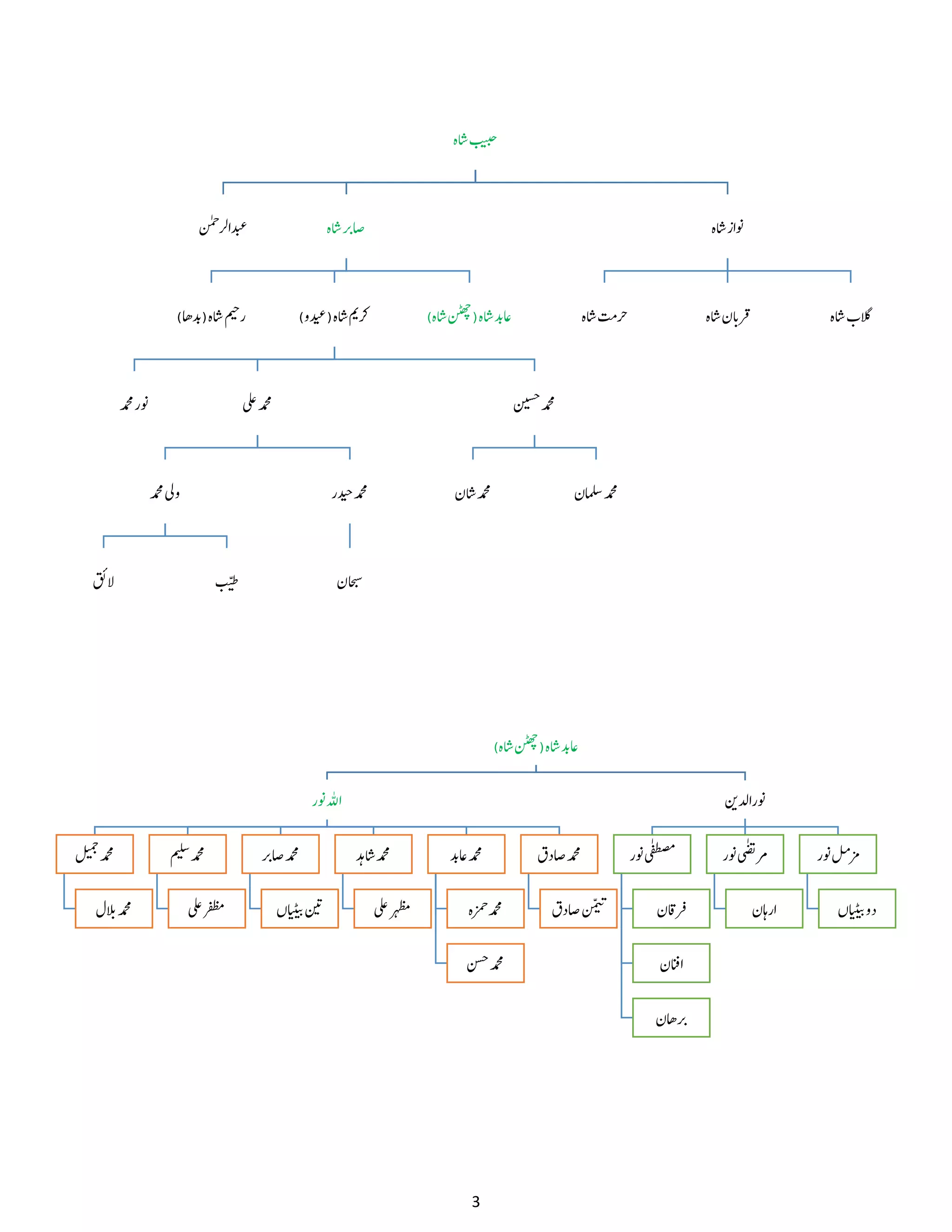 Shajra e nasab of alwari rasool puri sadaat | PDF