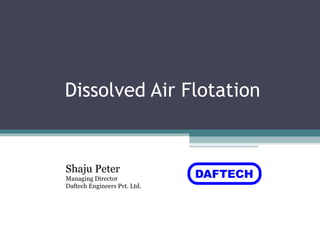 Dissolve air flotation technology to treat highly polluted wastewater | PPT