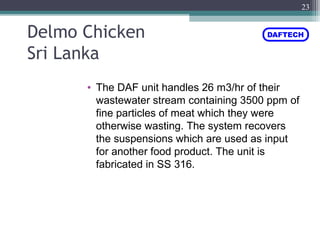 Dissolve air flotation technology to treat highly polluted wastewater | PPT