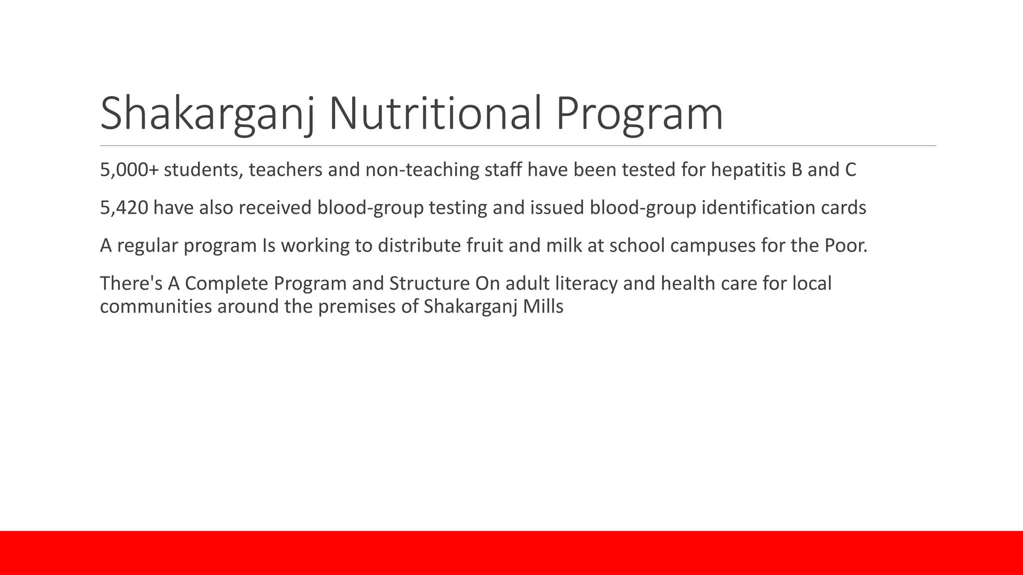 CSR Of Shakarganj Group | PPTX