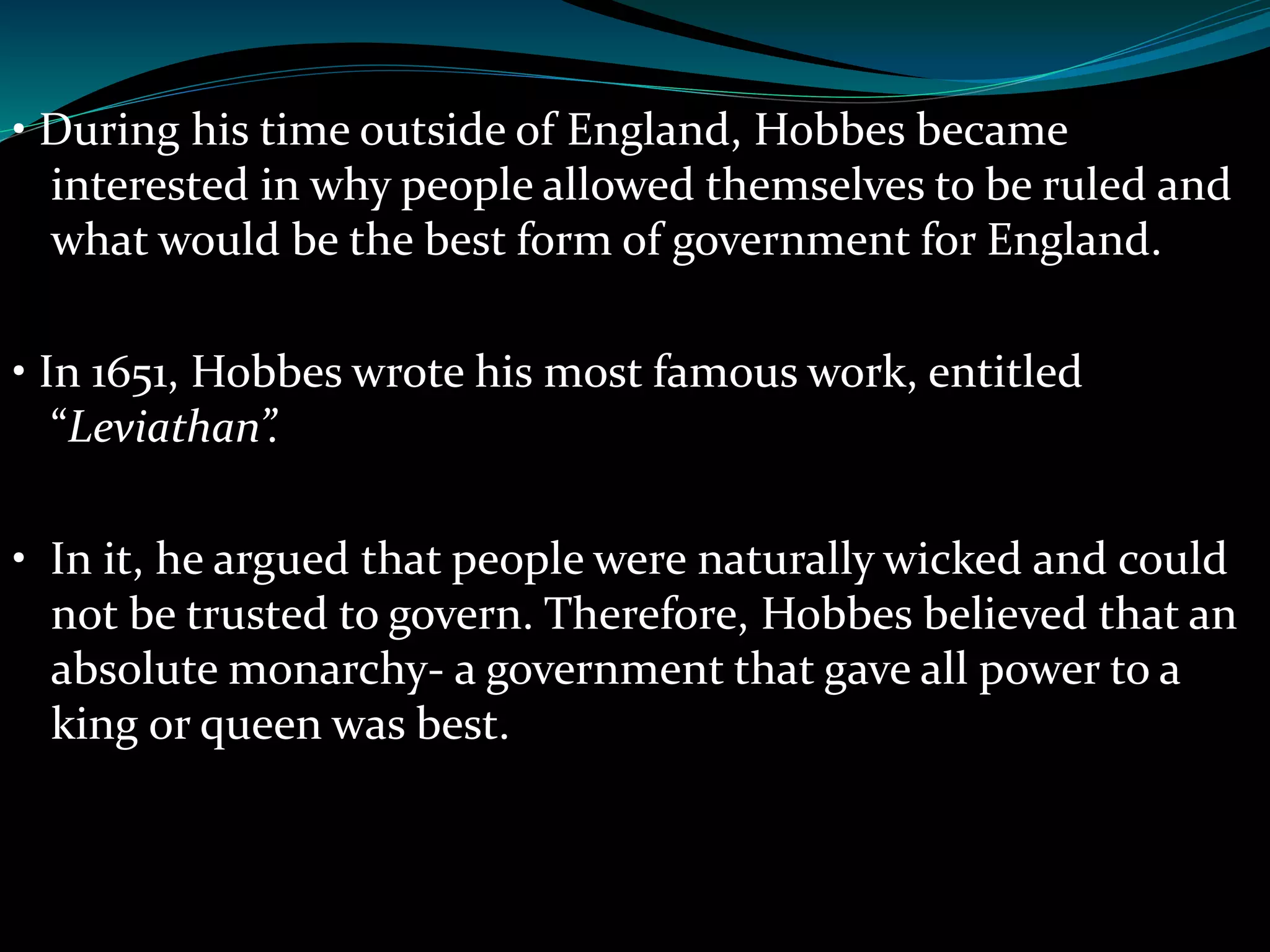 Thomas Hobbes | PPTX