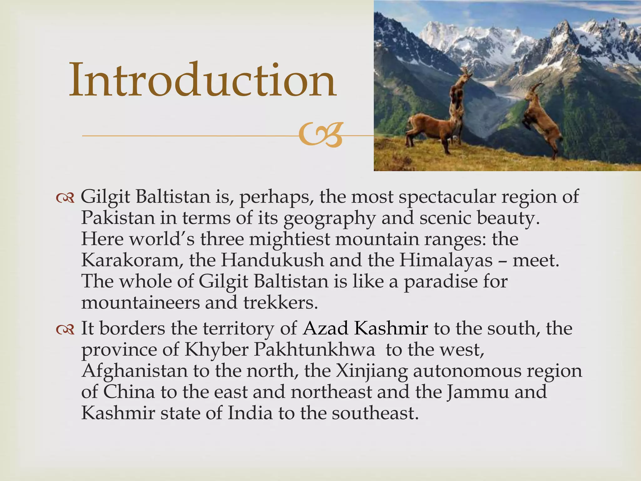 Culture Of Gilgit Baltistan | PPTX