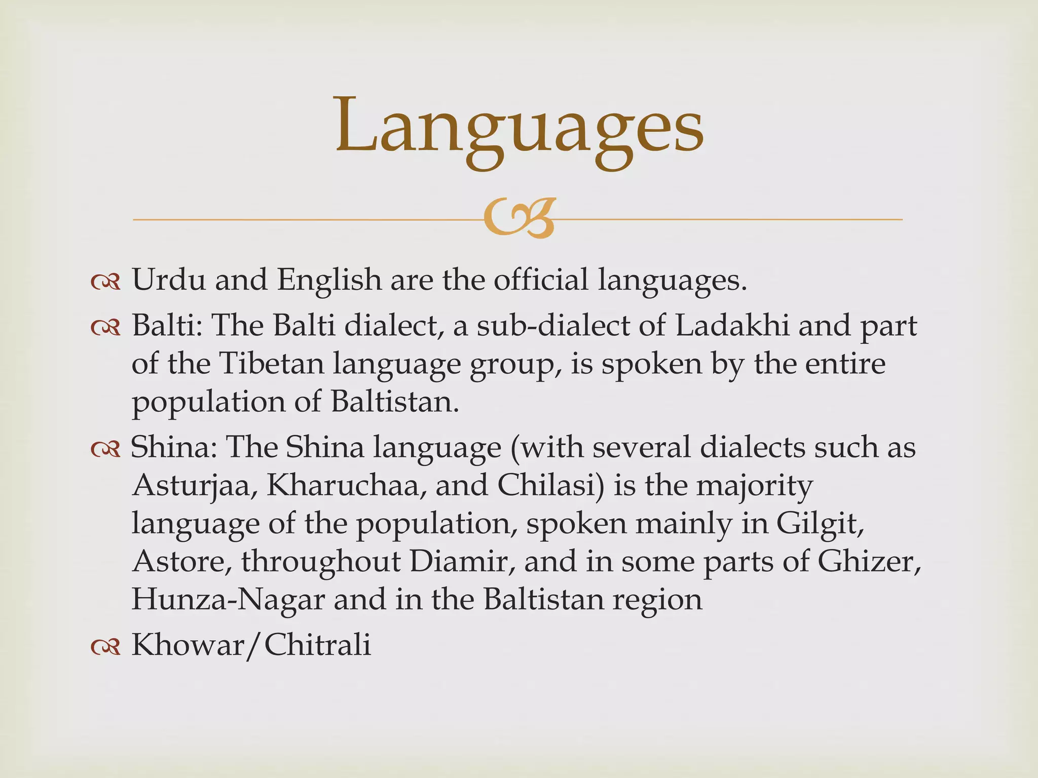 Culture Of Gilgit Baltistan | PPTX